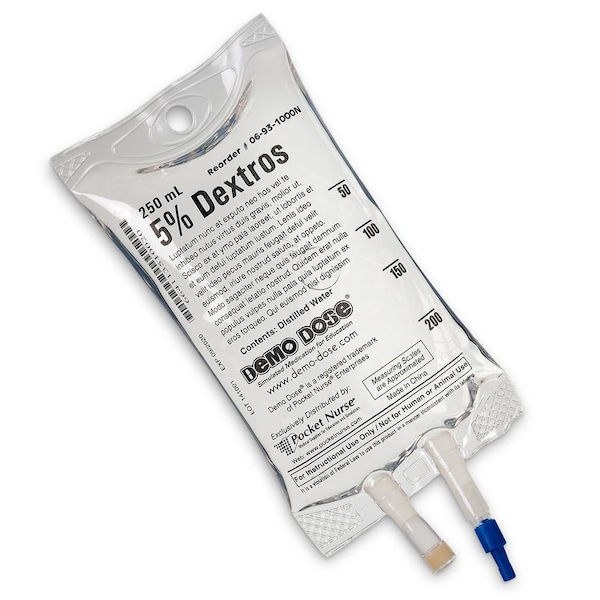 Nasco IV BAG 5% DEXTROSE 250ML PN01179 | Zoro